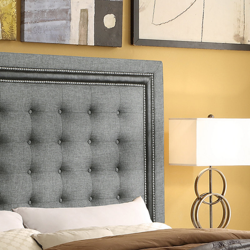 Rawley tufted upholstered standard bed store